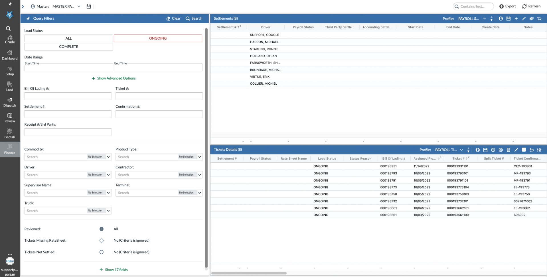 Bulk Commodity Transportation Software | Oilfield Trucking Software ...