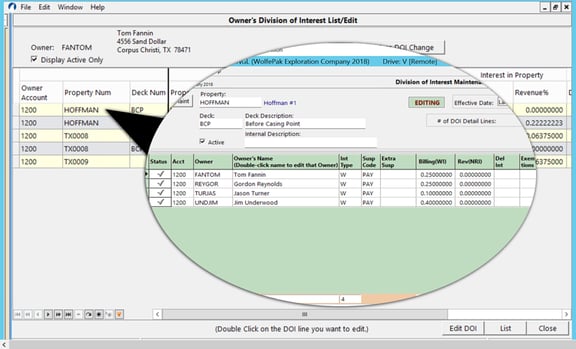 Owner Revenue Billing Summary | Your "Go To" | Wolfepak Software